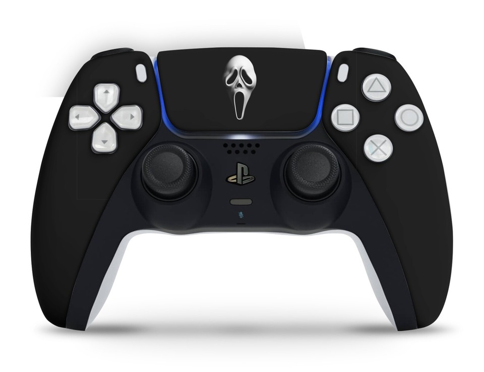 PS5 Disc Version Console & Controller Vinyl Skin Decal Wrap Scream ...