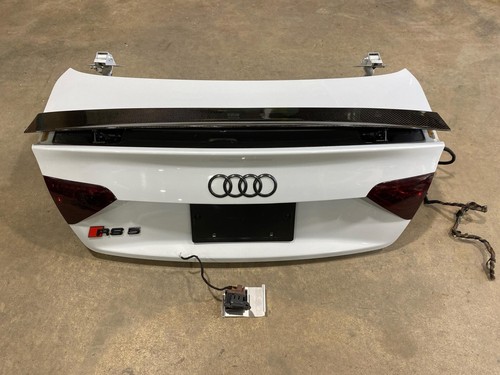 B8 Audi Coupe OEM Active Aero Swap Kit- RS5 Trunk Lid Carbon Spoiler ...