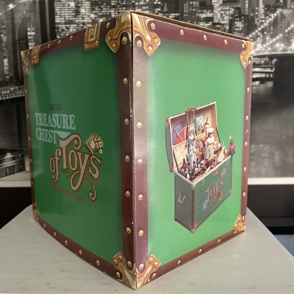 Enesco ‘Treasure Chest of Toys’ Animated Music Box In box: plays Toy ...