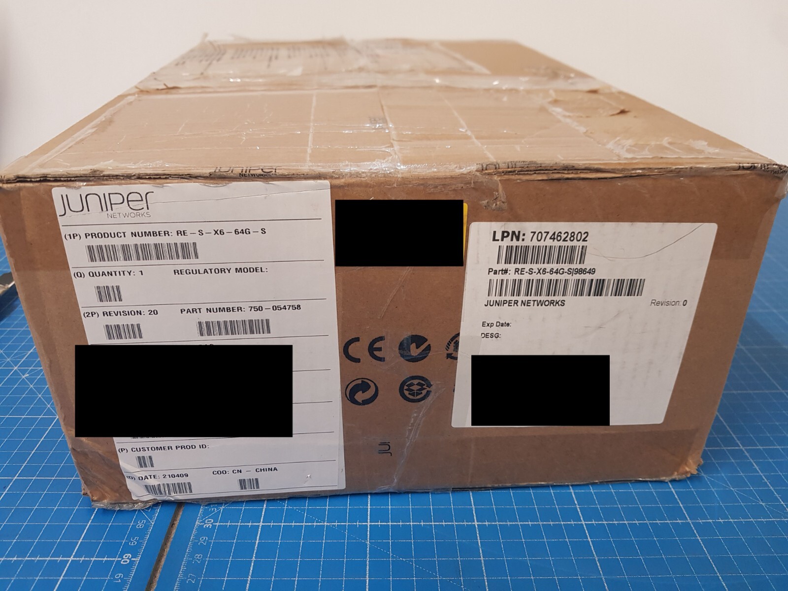 JUNIPER RE-S-X6-64G-S ROUTING ENGINE 6 CORE 2.0GHZ WITH 64G Expansion ...