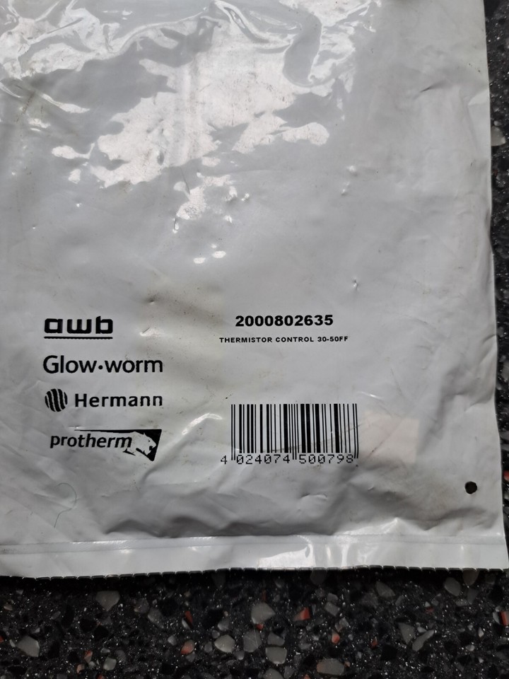 GENUINE GLOWWORM 30FF 40FF 50FF CONTROL THERMISTOR 2000802635-WAS ...