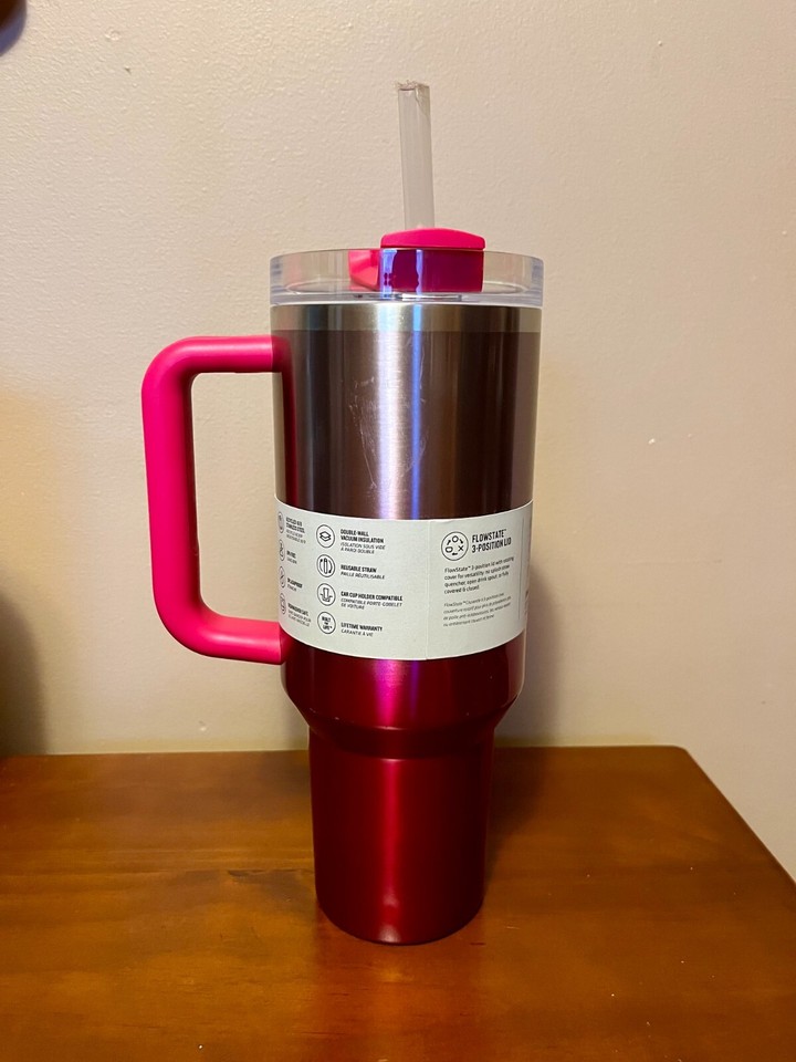 Stanley Tumbler 30 oz Flowstate Quencher H2.0 Camelia Gradient Ombre ...