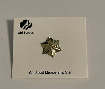 Girl Scout Membership Star Pin New N1 | eBay