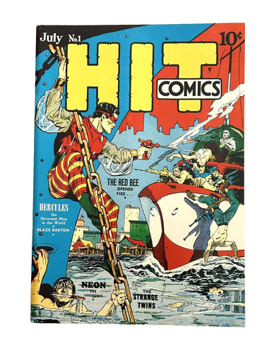 Hit Comics # 1 - Red Bee - Hercules - Neon - Strange Twins - Flashback - NEW | eBay