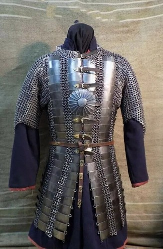 Medieval Full Body Plate Armour Chainmail Armor Lamellar Armor | eBay