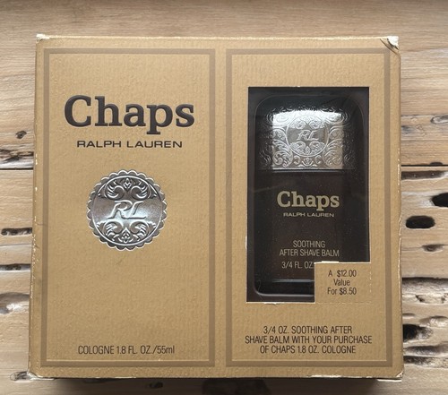 VINTAGE RALPH LAUREN CHAPS GIFT SET 1.8 OZ COLOGNE /.75 OZ AFTER SHAVE ...