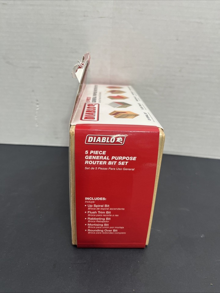 Diablo 5pc General Purpose Router Bit Set DR89100 | eBay