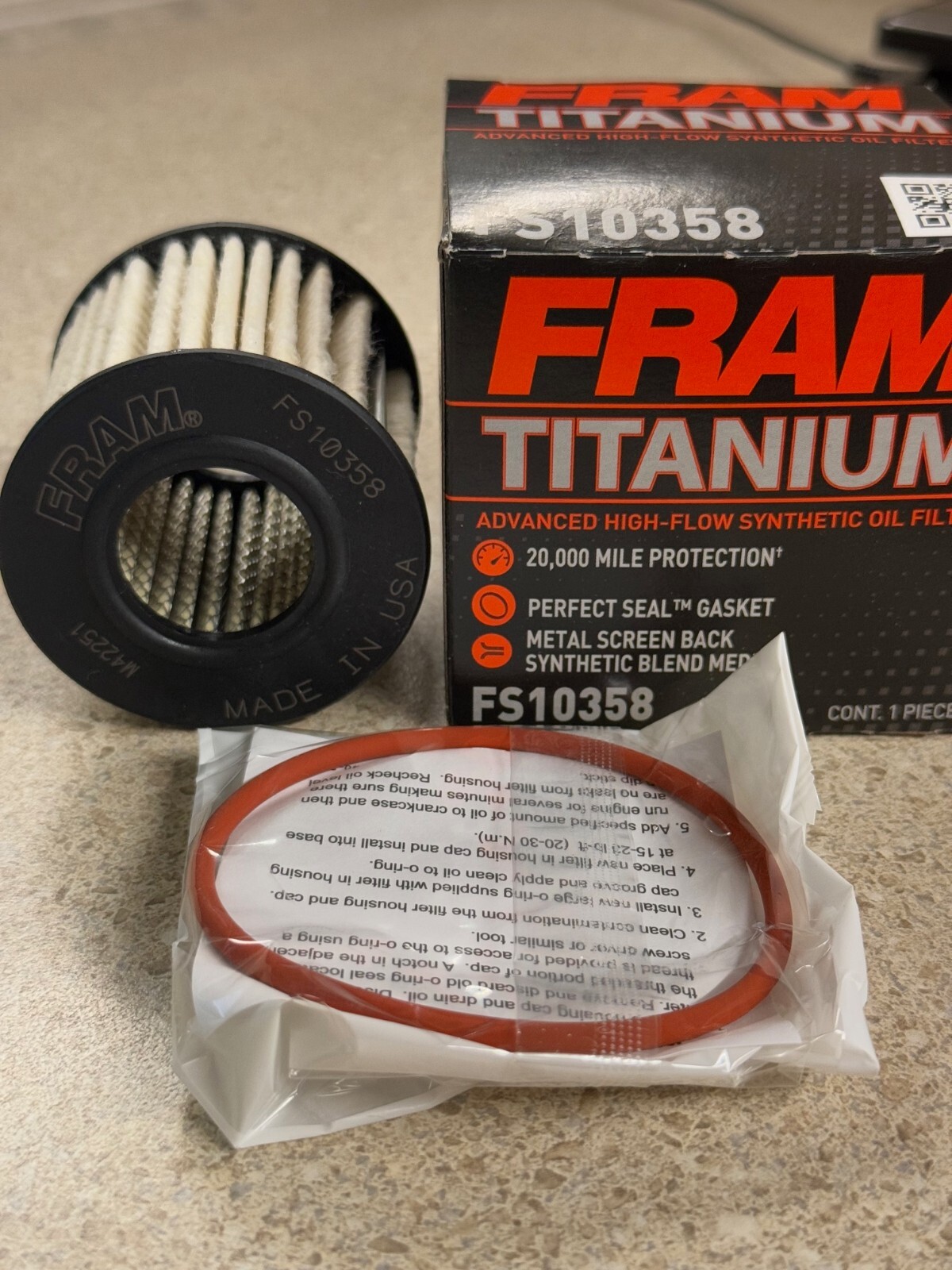 FRAM Titanium FS10358 Synthetic Oil Filter New | eBay