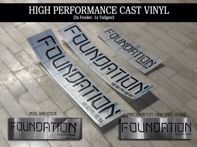 Foundation Series vinyl decal sticker for Tesla Cybertruck fender and ...