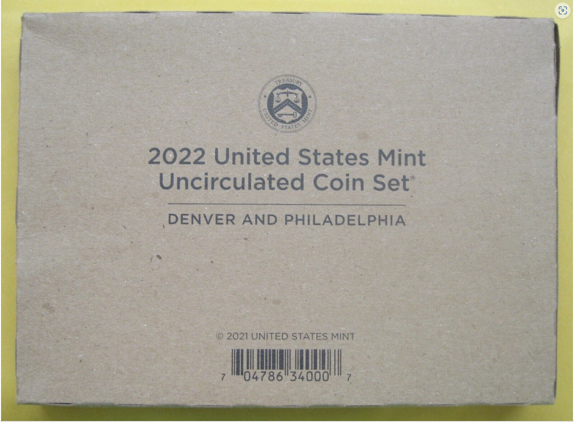 2022 U.S Mint Uncirculated Coin Set P&D Unopened | eBay