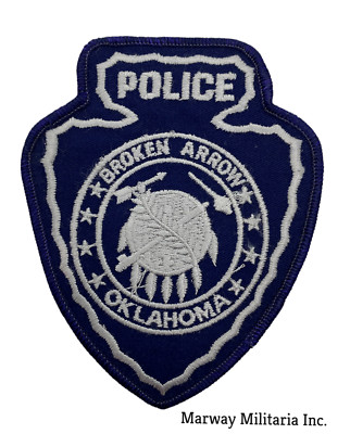 Obsolete Broken Arrow Oklahoma Police Patch (Invp4185) | eBay