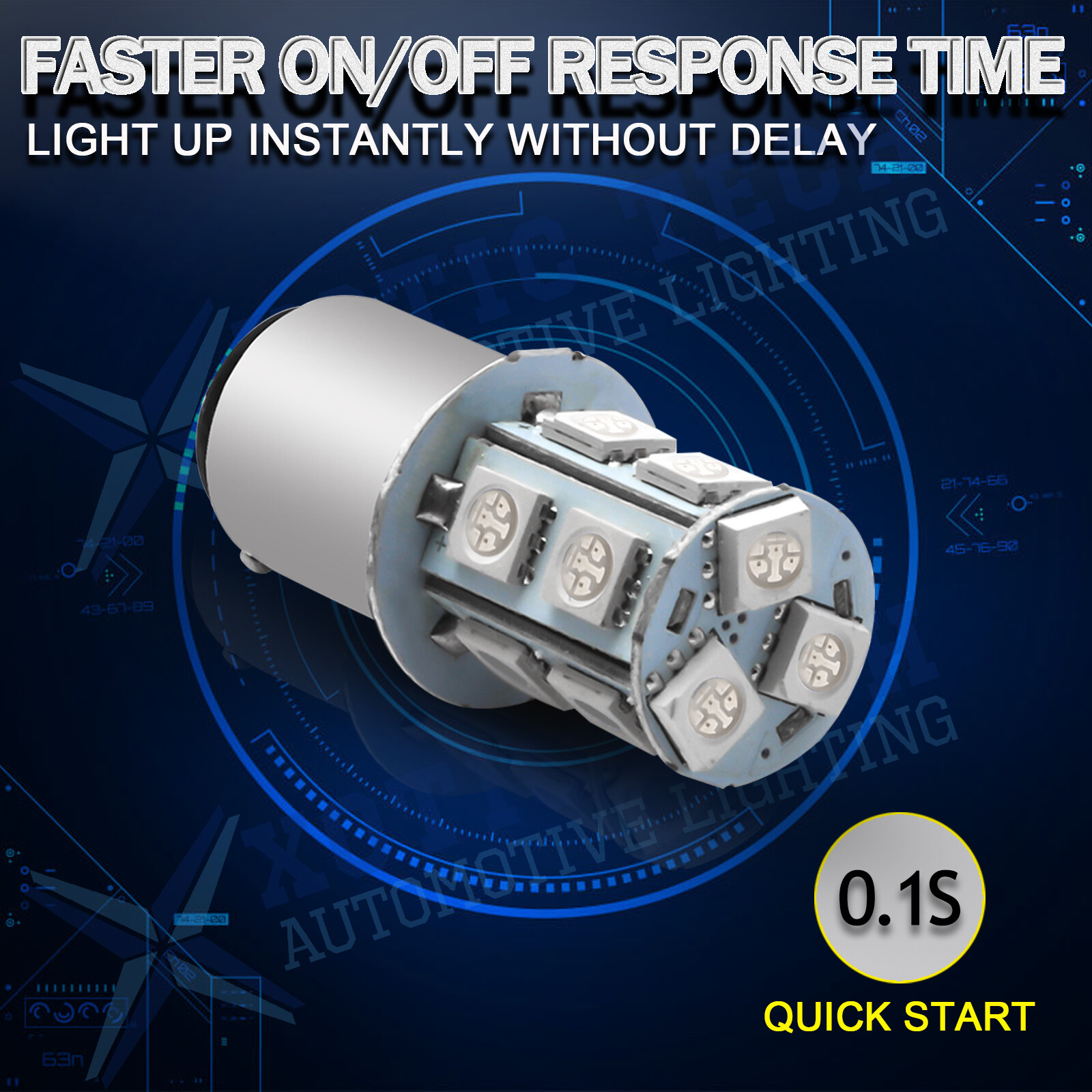 Red 1157 7528 LED Bulbs For Harley Davidson Tri Glide Rear Turn Signal ...