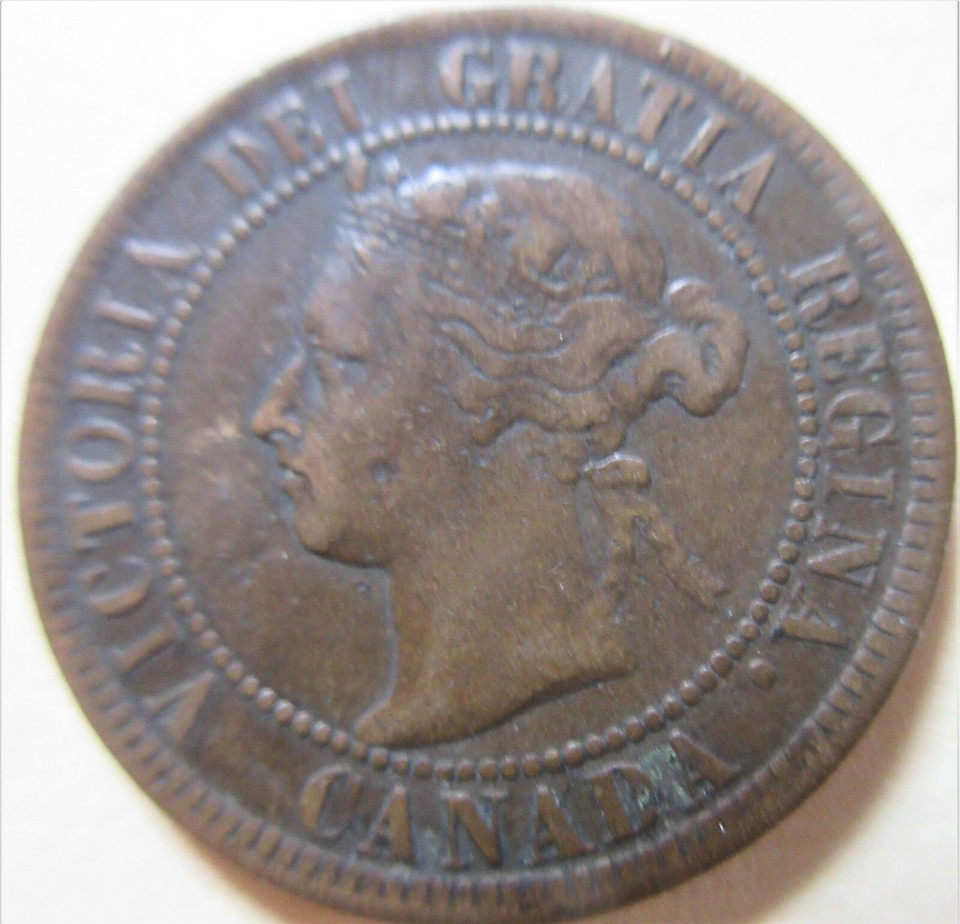 1894 Canada Large Cent Coin. KEY DATE PENNY 1p 1c Victoria (RP) | eBay