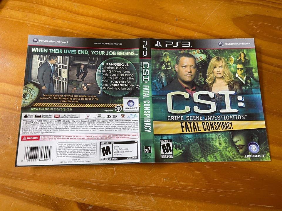 Playstation 3 PS3 Original Cover Art Inserts Authentic - Buy 3 Get 1 ...