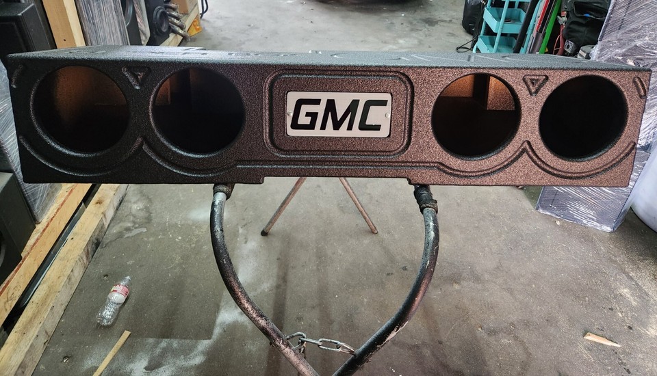 Custom 2019-2024 Gmc Sierra Crew Cab Subwoofer Box Quad 8" SLT SLE AT4 ...