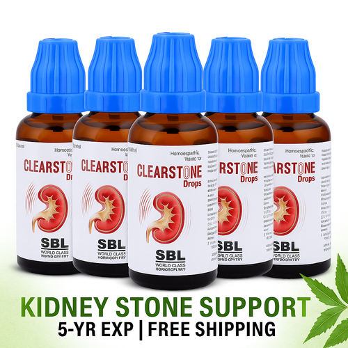 SBL Clearstone Drops 30ml x 5 | Kidney Stone Relief | 5-Yr Exp | Free ...