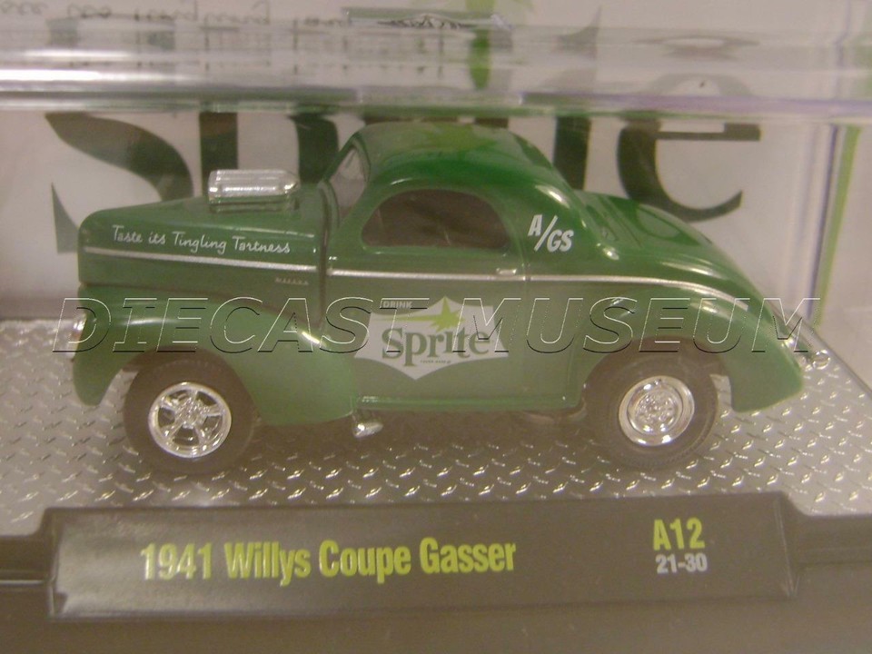 1941 '41 WILLYS COUPE GASSER SPRITE A12 M2 MACHINES DIECAST 2022 | eBay