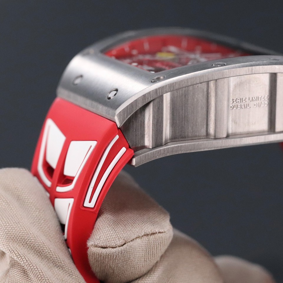 Richard Mille RM011-FM Dubail Edition 1/30 Titanium Skeleton Red Felipe ...