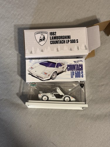 Hot Wheels RLC Exclusive 1982 Lamborghini Countach LP 500 S White | eBay
