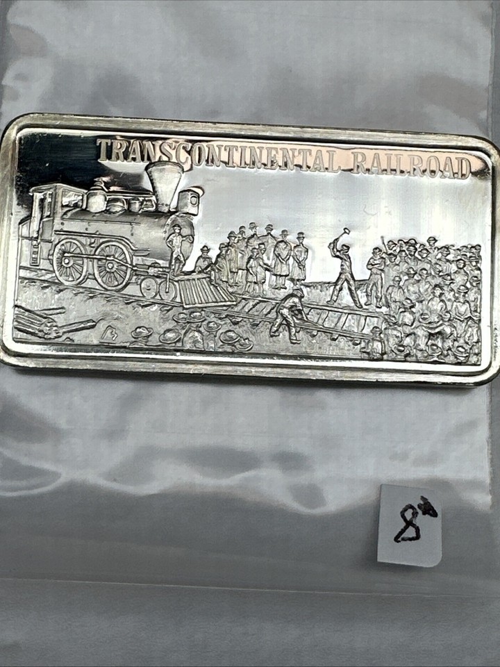 1973 Hamilton Mint America’s Greatest Events 1oz Bar - Transcontinental ...