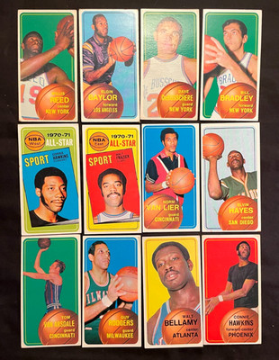 🔥 1970-71 Topps Basketball Partial Set (78) NBA HOF Stars Good to Near ...