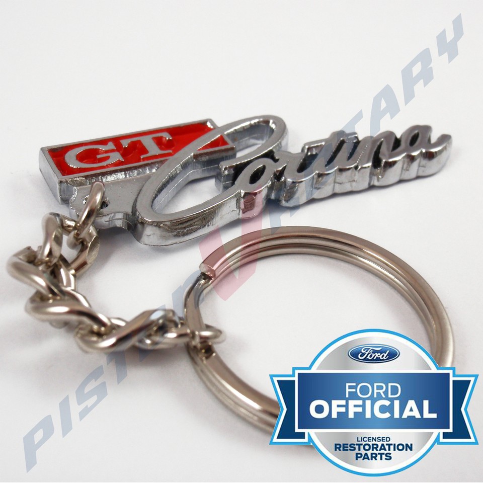 CORTINA GT Keyring Key Ring , for FORD TC TD TE MK1 MK2 MK3 Script XL ...