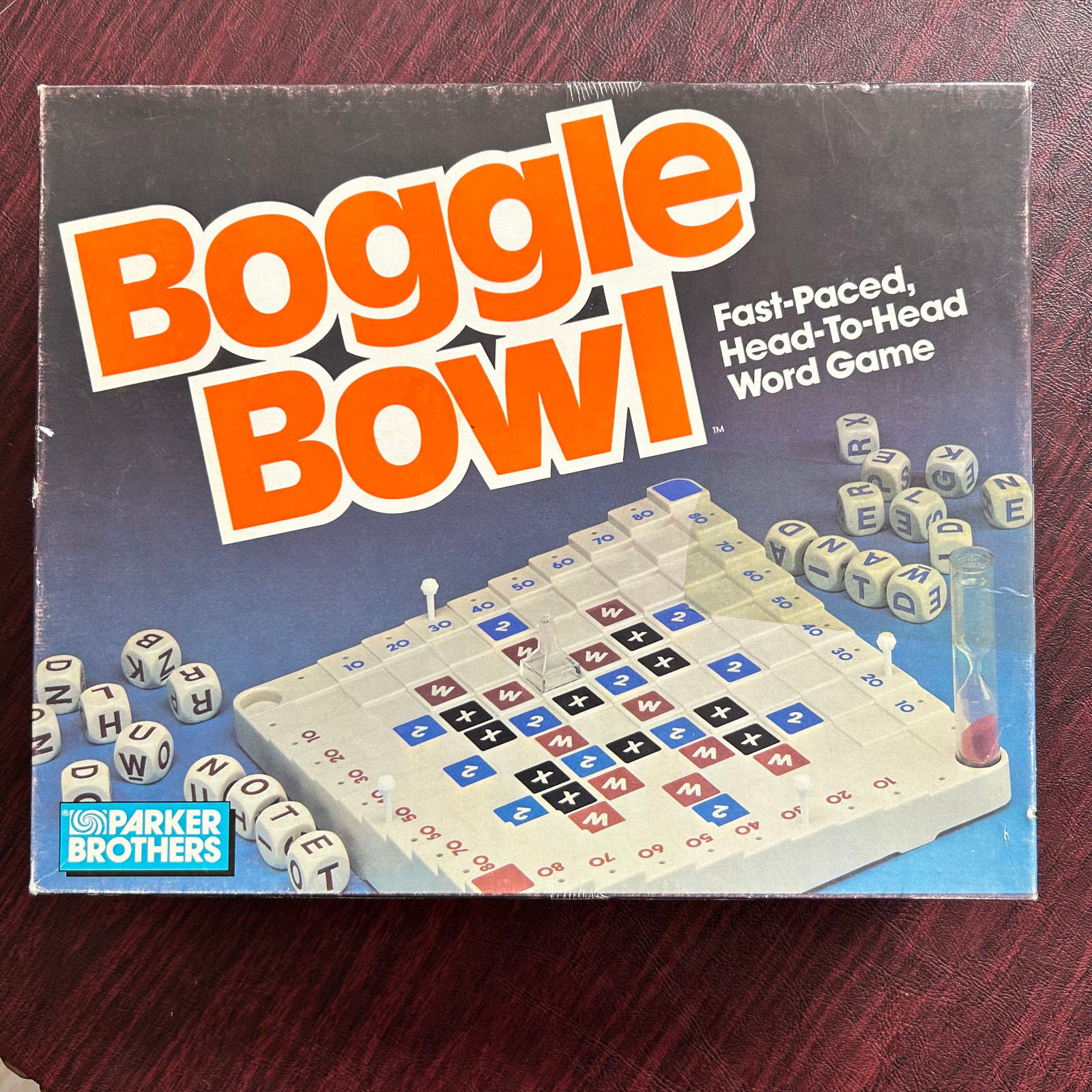 1987 Boggle Bowl Word Game No. 0386 by Parker Brothers Complete