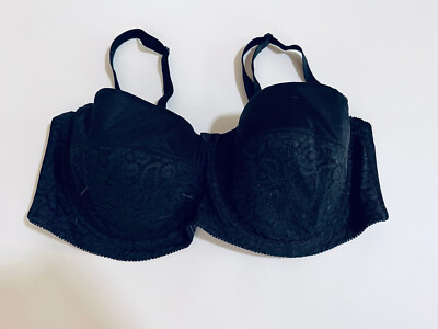 40D Bali Womens Black Lace Underwire Lightly Padded Bra | eBay