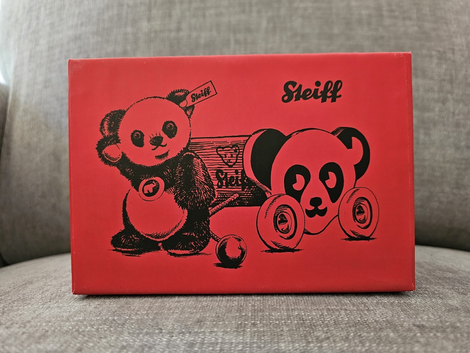 New Steiff Wooden Panda Cart From Toy Shoppe | eBay