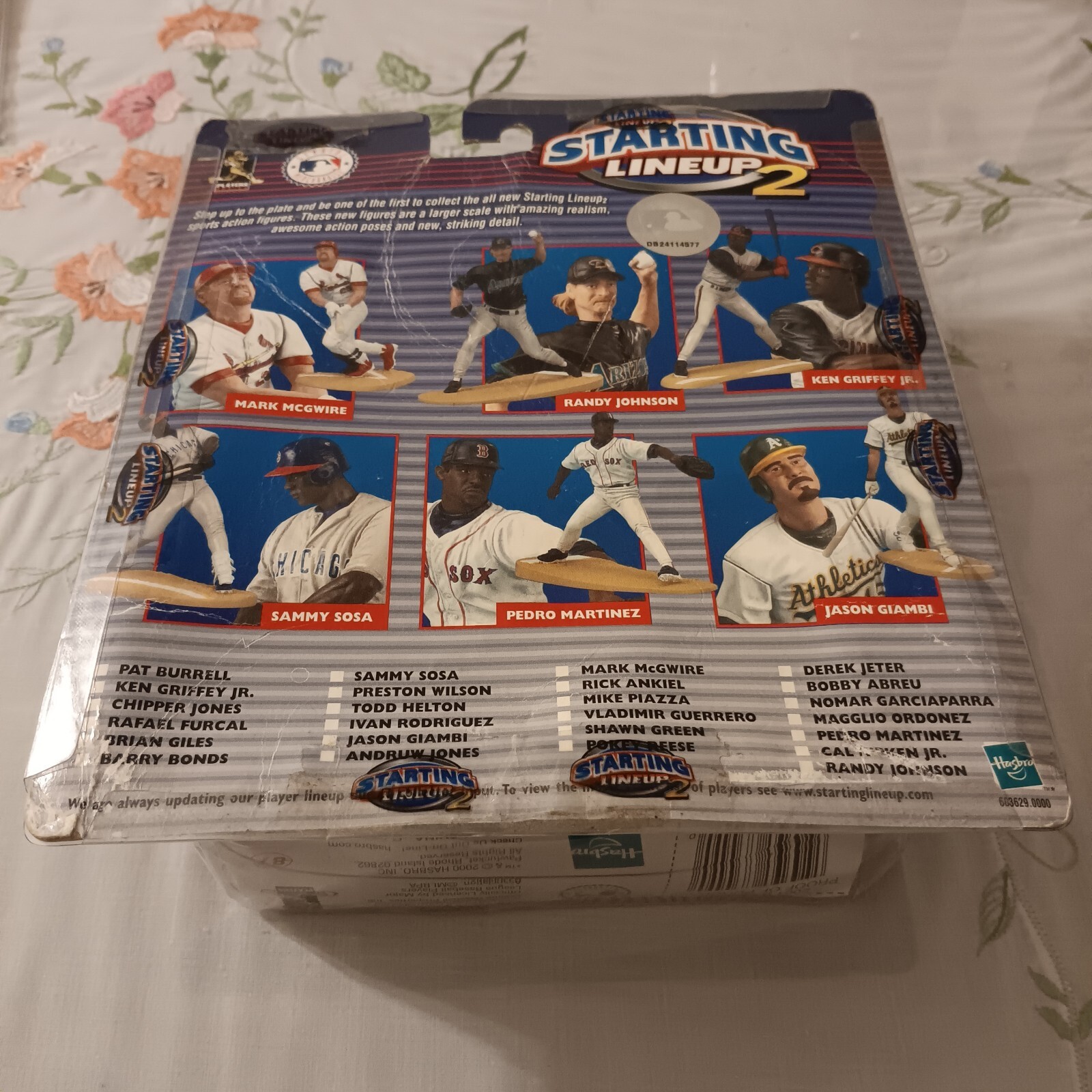 Hasbro Starting Lineup 2 Derek Jeter NY Yankees Figure 2000 As Is See ...