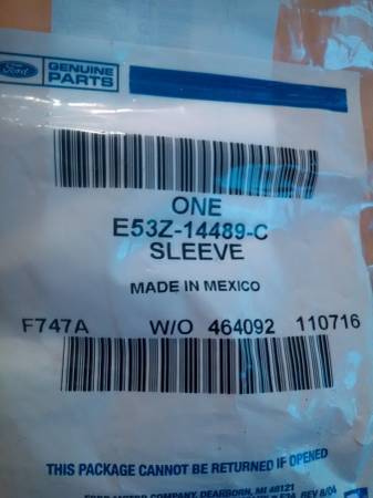 SPOUT CONNECTOR GENUINE FORD ORIGINAL PART 86-95 MUSTANG STREET OUT LAW ...