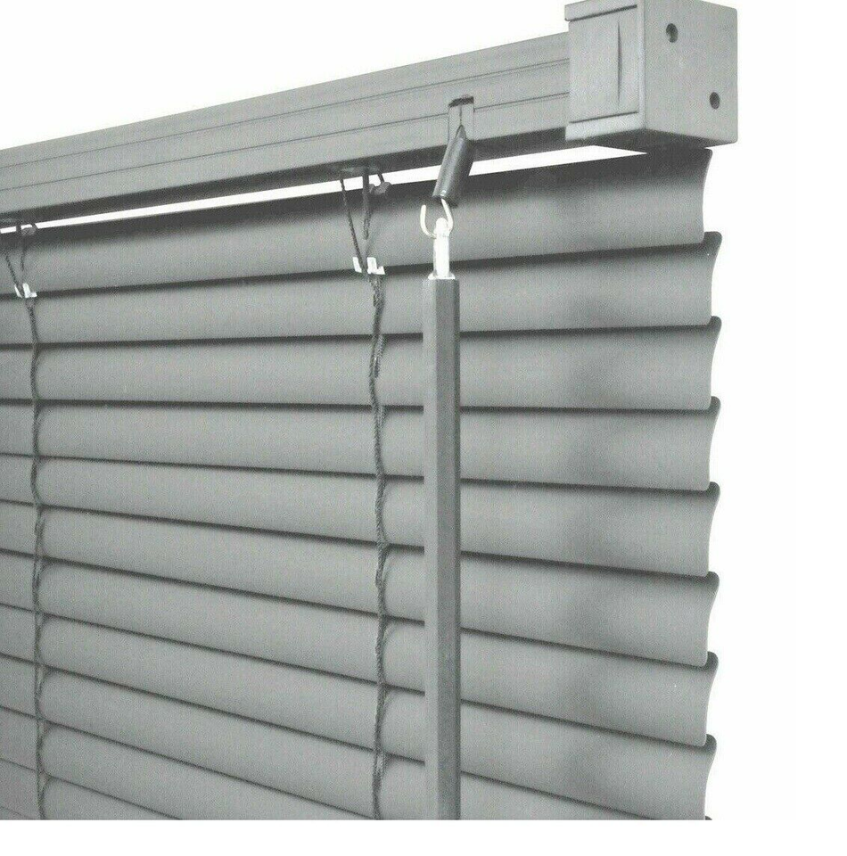 PVC Venetian blind Window Blind 25MM Slats Trimmable Blinds White ...