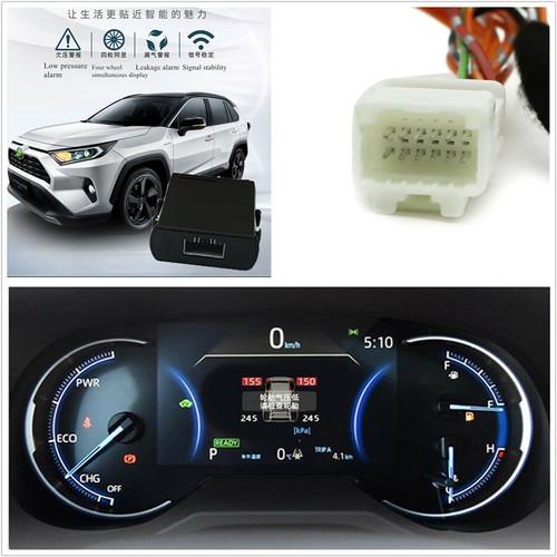 Car Tire Pressure Monitor System LCD Display Security For Toyota RAV4 ...