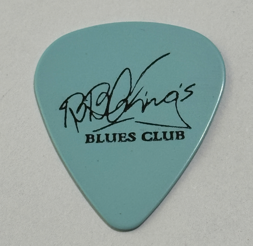BB King Guitar Pick B.B. Signature Blues Club Plectrum | eBay