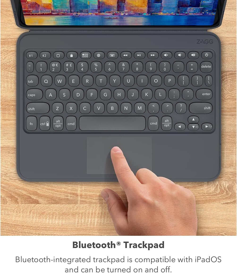 ZAGG - Pro Keys Wireless Keyboard with Trackpad and Detachable Case ...