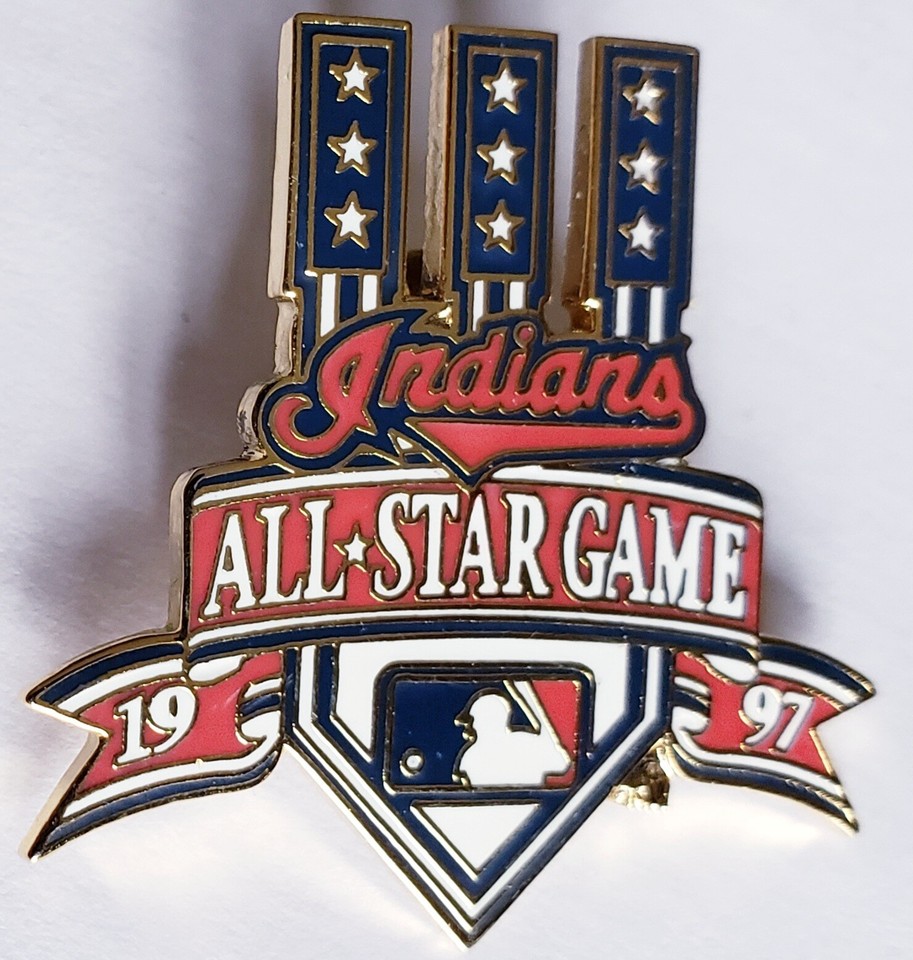Vintage 1997 MLB ALL-STAR GAME LAPEL PIN Jacobs Field CLEVELAND INDIANS ...