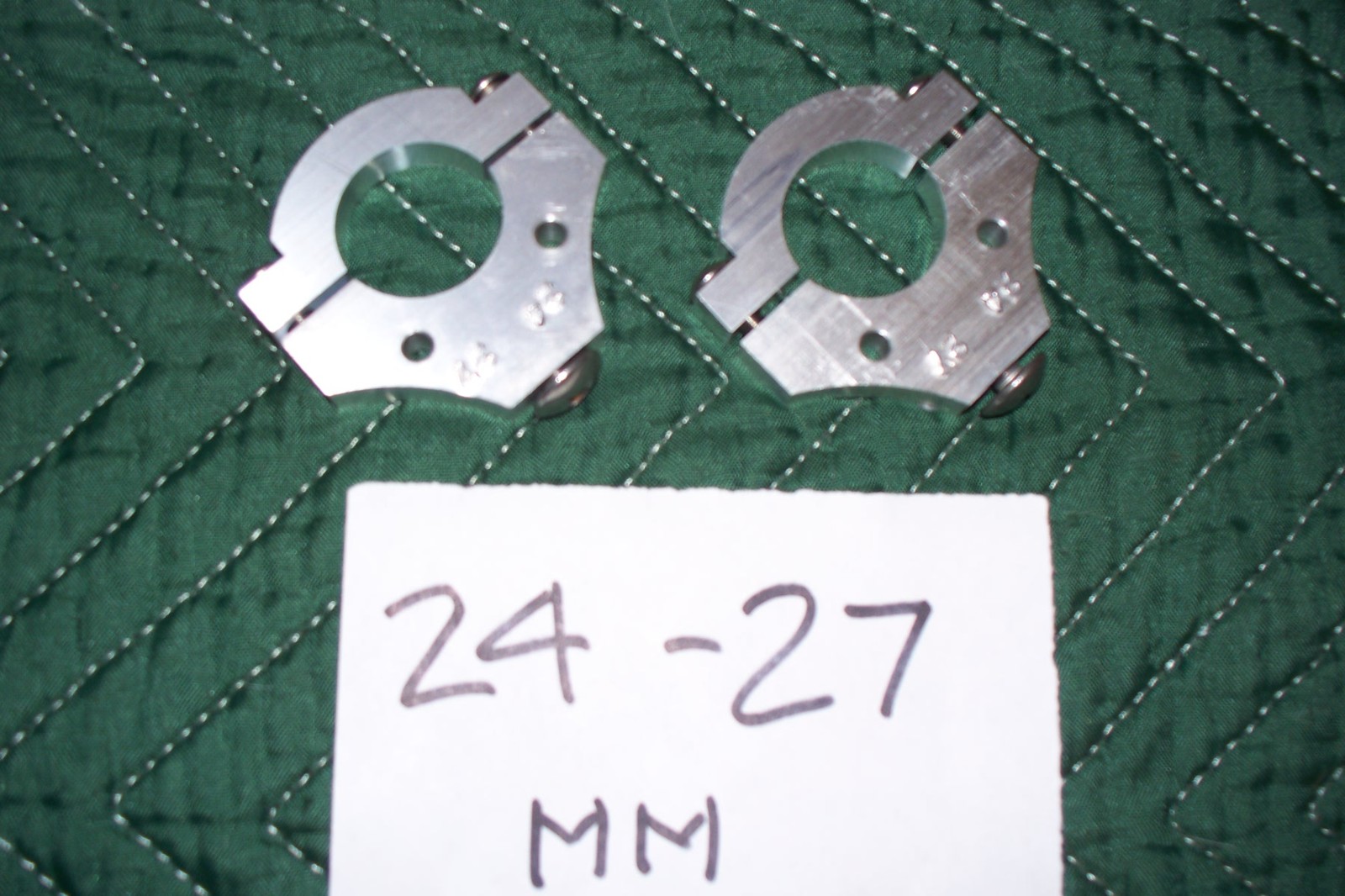 Billet Number Plate Mounts for 24-27mm Fork Legs | eBay