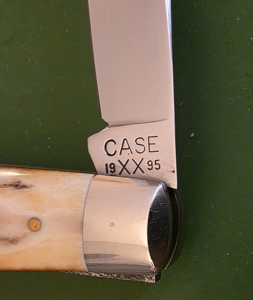 1995 CASE CLASSIC 520093 STAG MUSKRAT KNIFE - BEAUTIFUL STAG | eBay