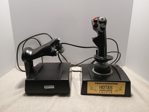 Thrustmaster HOTAS Cougar Stick & Throttle – Stick Tested OK | eBay