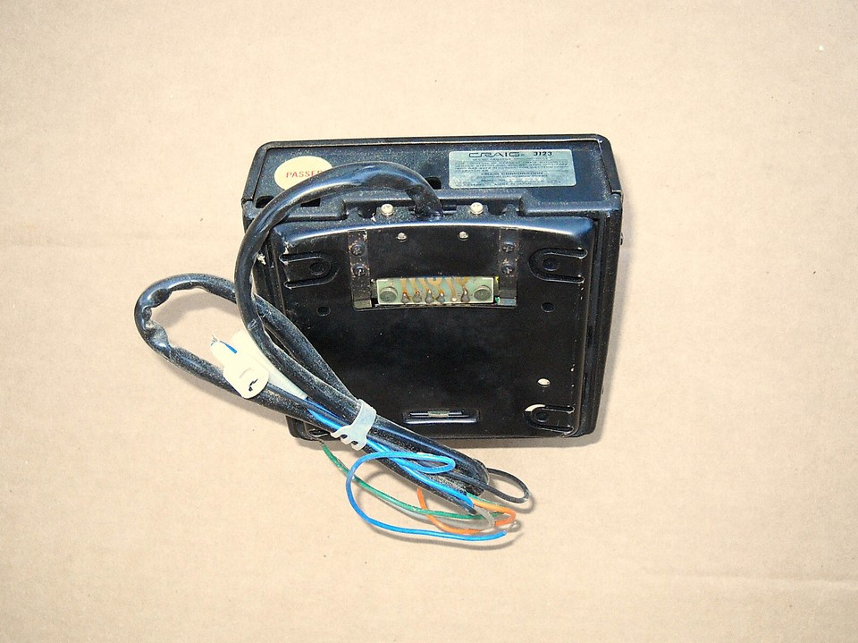 Vintage Craig Car Stereo 8 Track Player Model 3123 Floor Mount Bracket ...