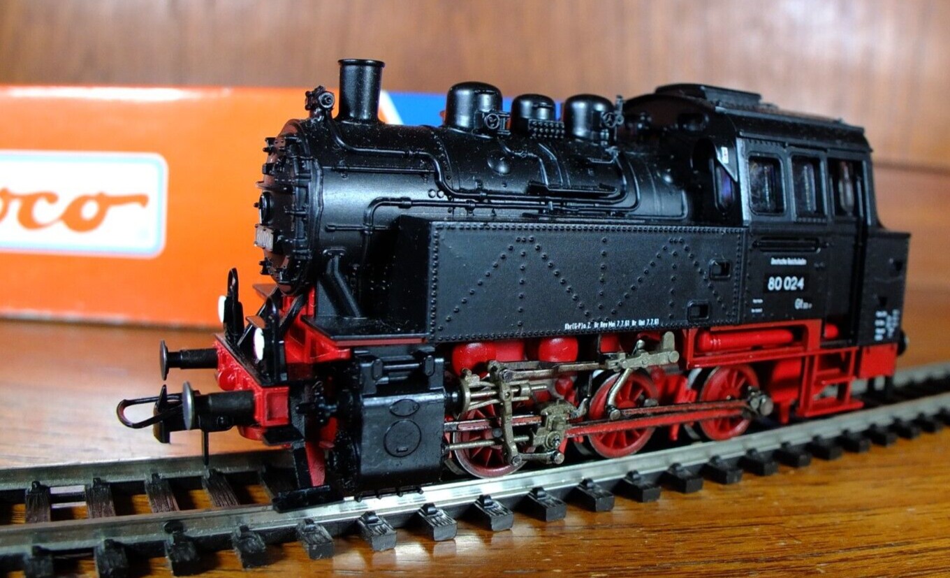 Roco 43209 BR 80 Steam Locomotive DR H0 1 87 OVP KC4 for sale online | eBay