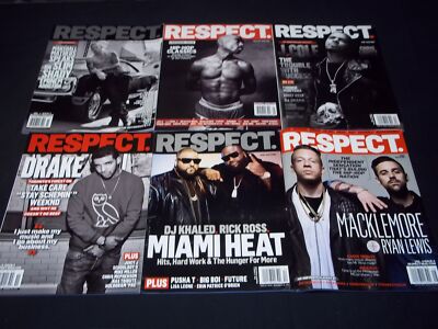 RESPECT MAGAZINE LOT OF 7 ISSUES - TUPAC LIL' WAYNE - HIP HOP OUR ...