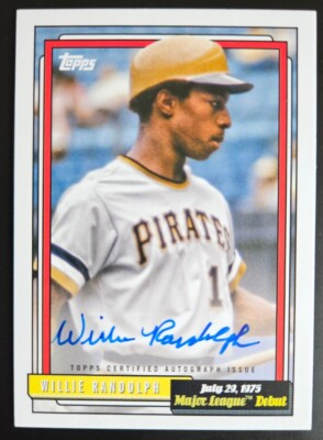 2022 Topps Archives Willie Randolph On Card Auto | eBay