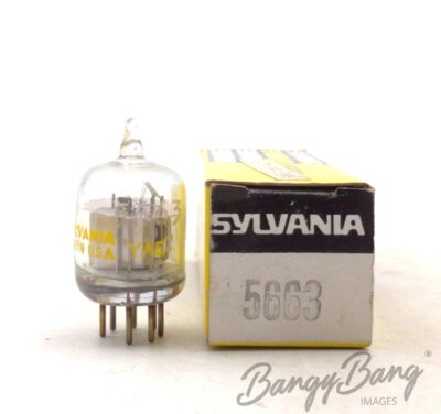 Sylvania 5663 Xenon Tetrode Thyratron Audio Vacuum Tube Valve ...
