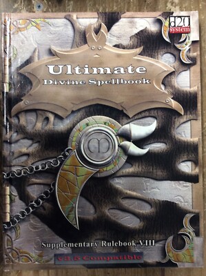 Ultimate Divine Spellbook D20 Mongoose Publishing Used | eBay