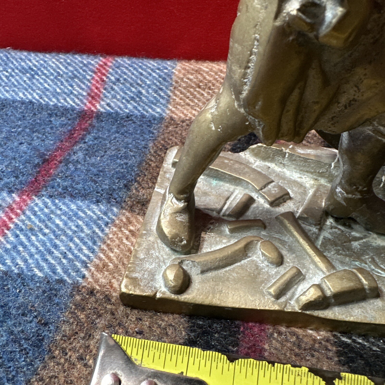 Brass Blacksmith Wheelwright Ornament NVB UK MADE Large Vintage 2.5kg ...