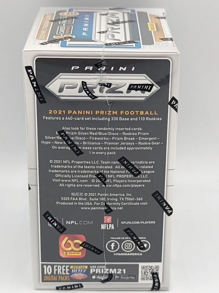 2021 NFL Panini Prizm Football Target Blaster Box Disco Prizm Factory ...