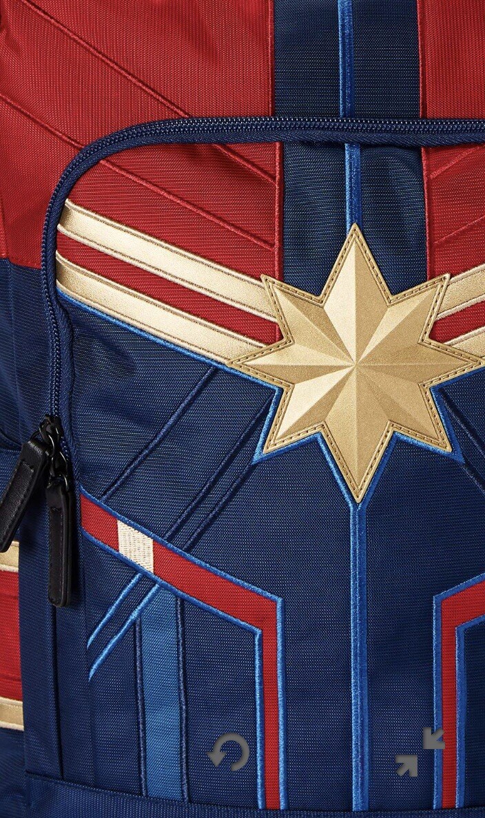 NEW WITH TAGS! Marvel Captain Marvel Backpack With Internal Lap Top ...