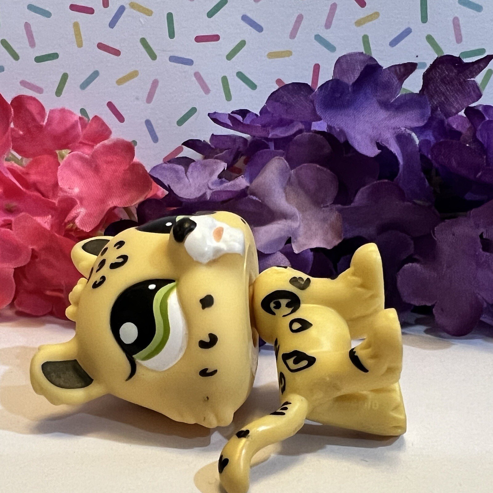 Authentic Littlest Pet Shop Lps 1419 Yellow Black Jaguar Leopard mail ...