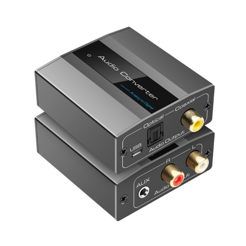 Analog To Digital Converter RCA To Optical + Optical Cable Adapter | eBay